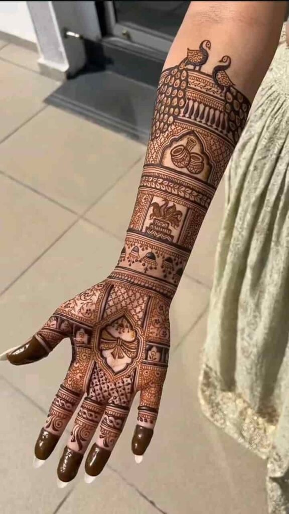 100+ Instagram Stylish Royal Front Hand Mehndi Design 2025 - Front Hand ...